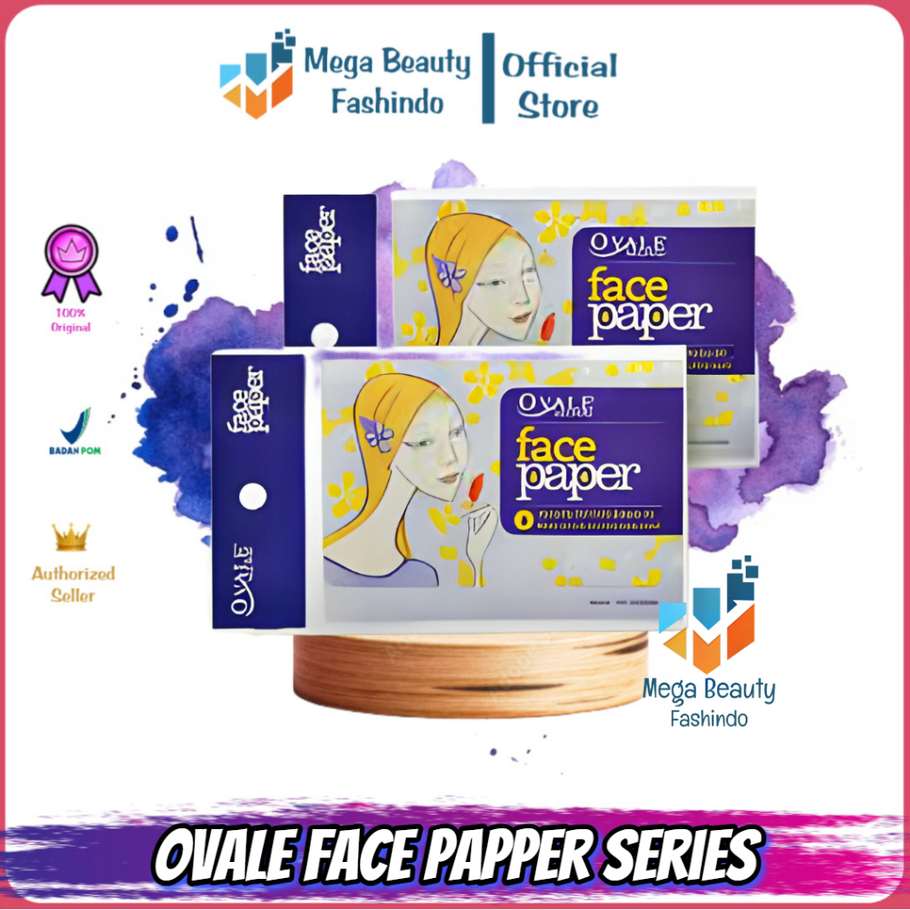 Jual Ovale Face Paper Series | Kertas Minyak Wajah isi 100 pcs| lembar ...
