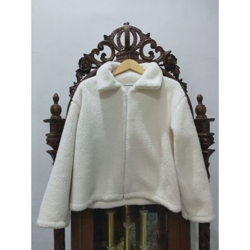 Jual Sweater Jacket Sherpa bulu (BARU) | Shopee Indonesia