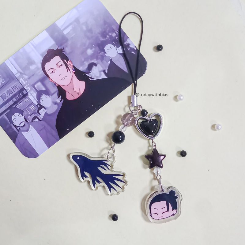 Jual Phone strap Keychain Satosugu | Gojo Geto couple gantungan anime ...