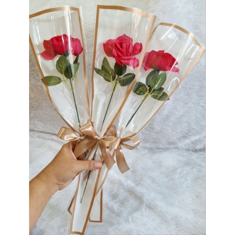 Jual Buket Bunga artificial satu tangkai | bunga mawar imitasi | bunga ...