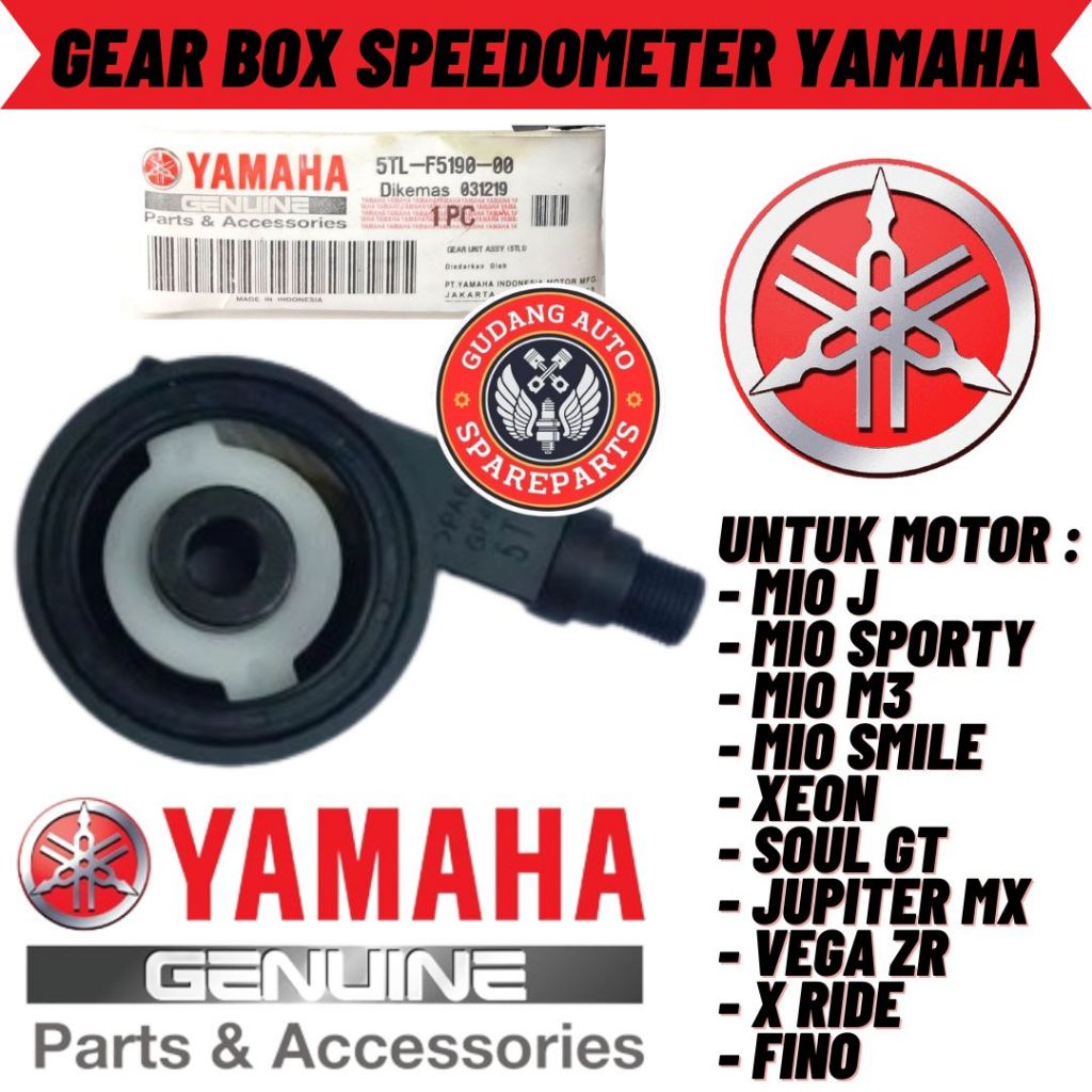 Jual Original YGP Gear Box Speedometer Yamaha Mio M3 J Sporty Smile ...