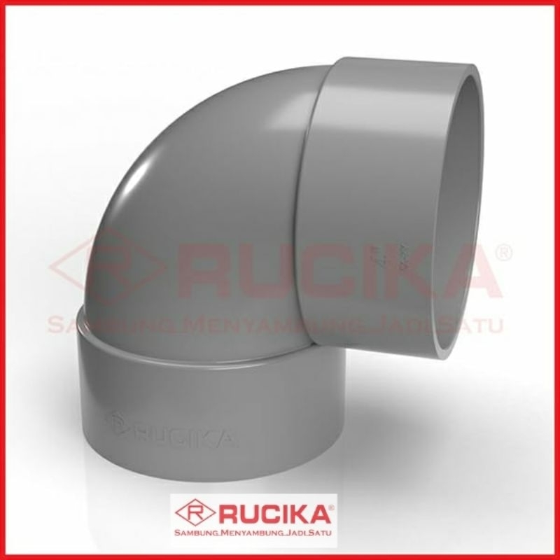 Jual Elbow Knee PVC D RUCIKA UK:2" INCH | Shopee Indonesia