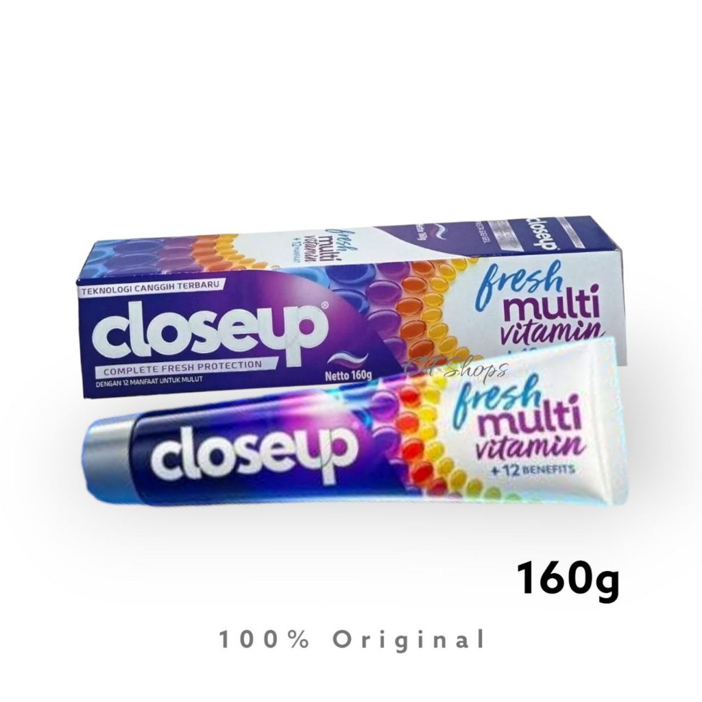 Jual CLOSEUP CLOSE UP Pasta Gigi Antibakteri Multivitamin Complete Fresh Protection - 100g 160g ...
