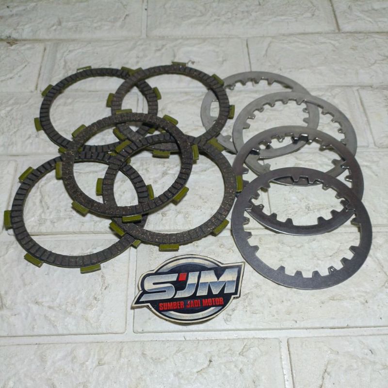 Jual kampas kain kopling dan besi plat kopling yamaha alfa fizr f1 champ vega lama Jupiter lama ...