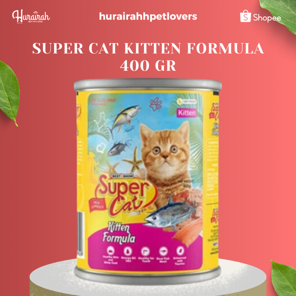 Jual SUPER CAT KITTEN FORMULA 400 GR | Shopee Indonesia