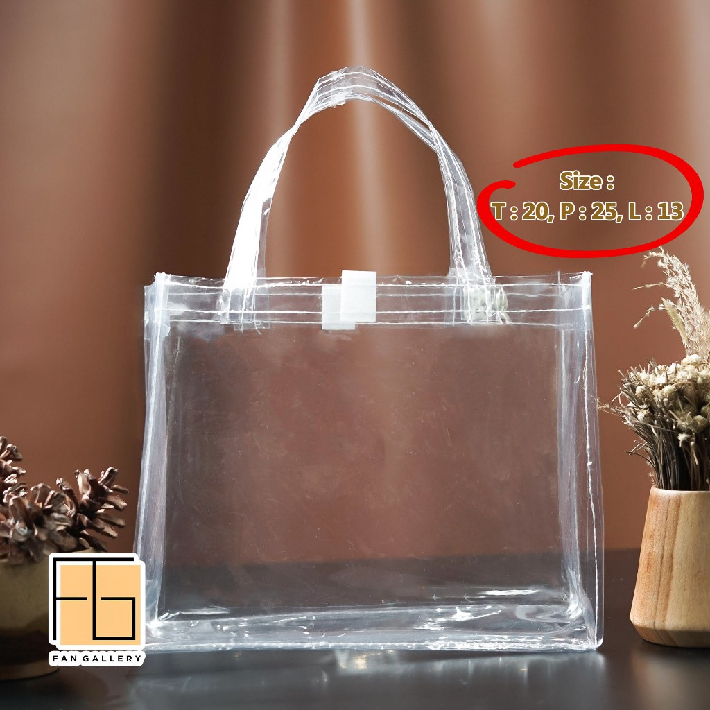 Jual Tas Mika Bening Transparan Tebal, Souvenir Ulang Tahun, Hampers Aqiqah, Tas Snack Ultah Kue ...
