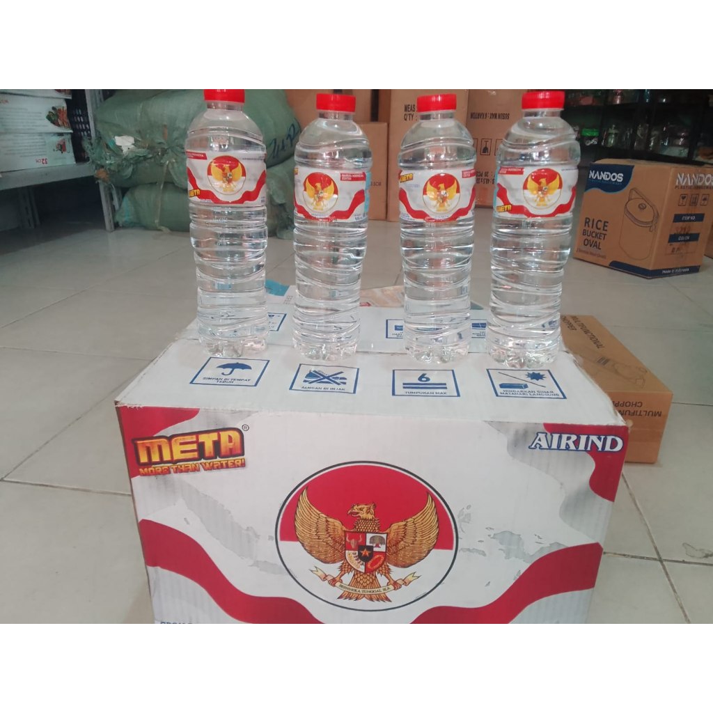 Jual Air Mineral META 600ml 330ml 220ml Botol Plastik Mirip Aqua Le ...
