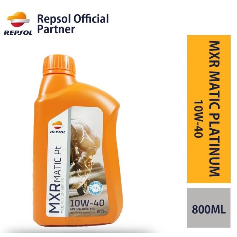 Jual Oli Mesin Motor Matic *REPSOL MXR MATIC PLATINUM 10W40 (0.8L ...