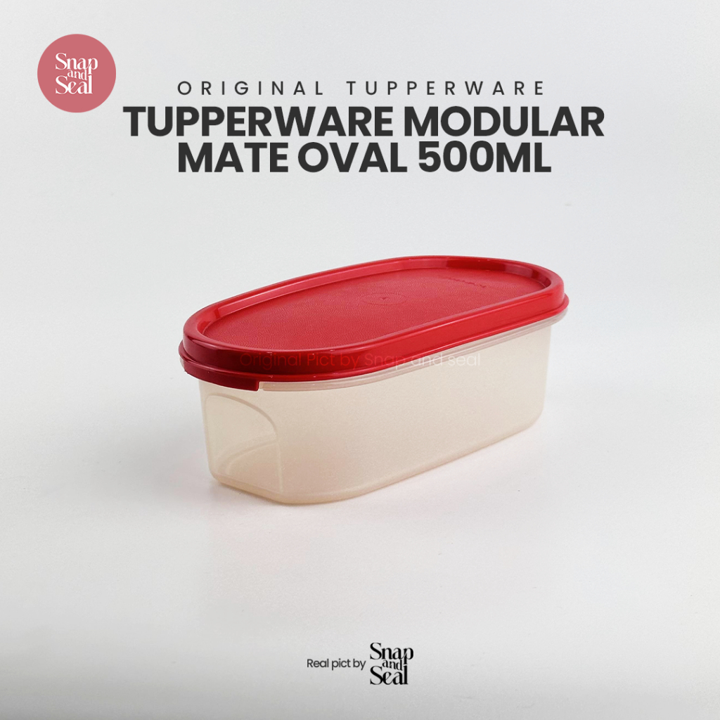Jual TUPPERWARE MODULAR MATE OVAL 500ML | Shopee Indonesia