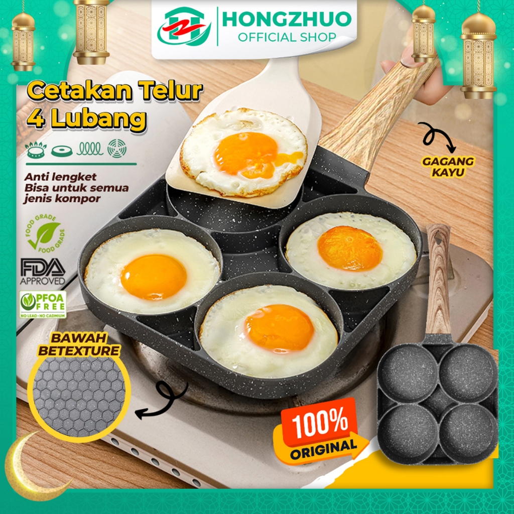 Jual Hongzhuo Panci Penggorengan Telur Pancake/Panci Steak Grill Egg ...