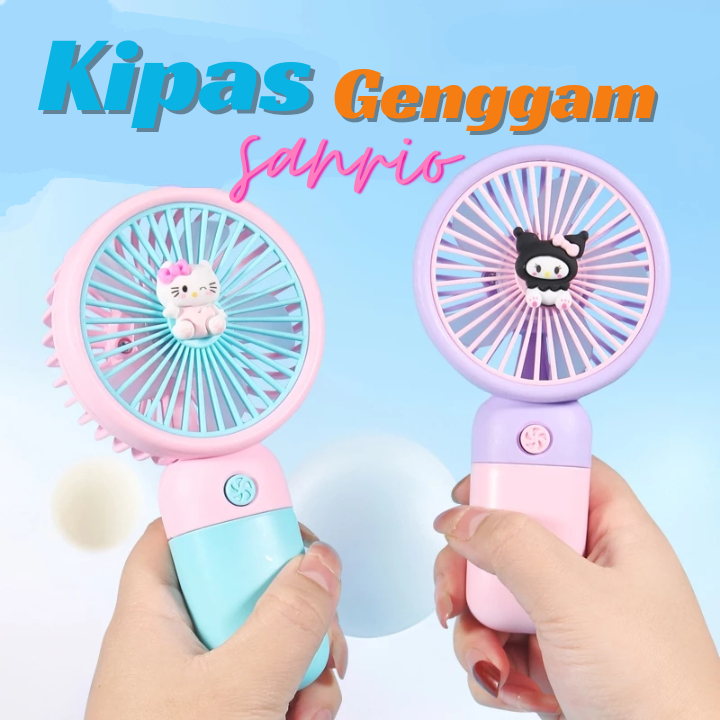 Jual Kipas Mini Sanrio USB Kipas Genggam Karakter Sanrio Kipas Angin ...