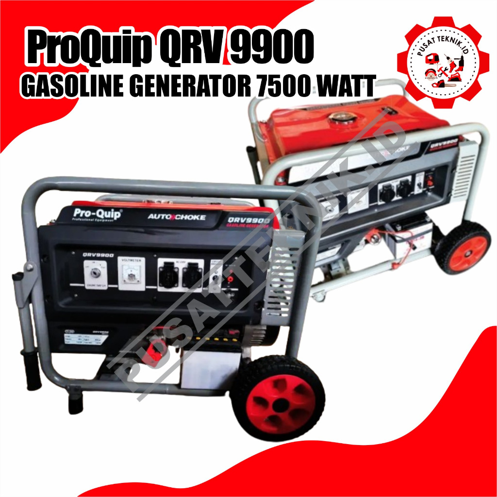 Jual PROQUIP GENSET QRV 9900 / QRV 9900XP 7000W GASOLINE GENERATOR PRO ...
