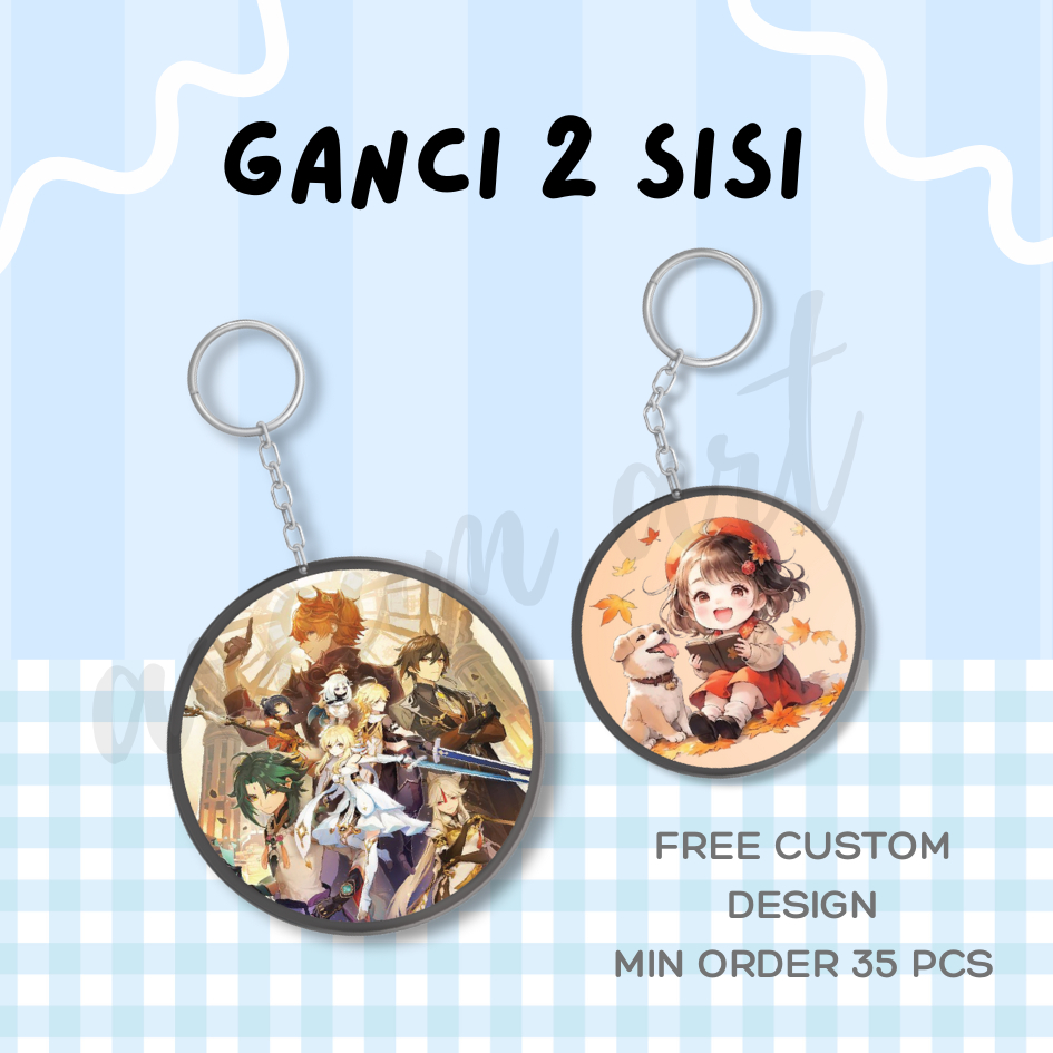 Jual GANCI 2 SISI - GANTUNGAN KUNCI CUSTOM / GANCI SOUVENIR WEDDING ...