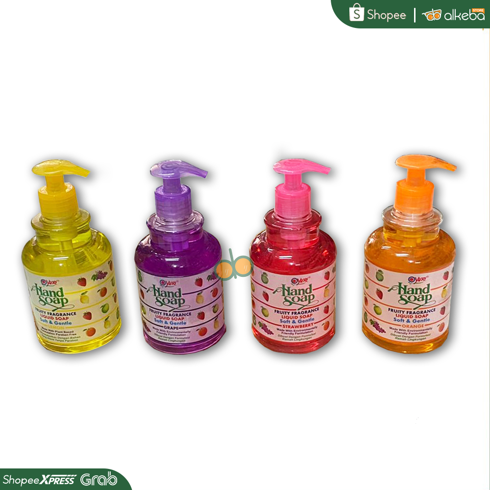 Jual Handsoap Botol Pump 410 ml Yuri / sabun cuci tangan Yuri pump ...