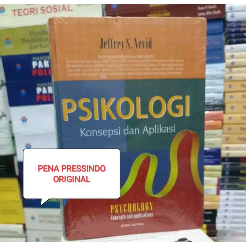 Jual BUKU PSIKOLOGI KONSEPSI DAN APLIKASI - JEFFREY S NEVID - PSYCHOLOGY CONCEPTS AND ...