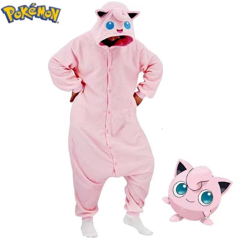 Jual MURAH LEBAY BAJU ONESIE KOSTUM JIGGLYPUFF PINK POKEMON PIKACHU ...