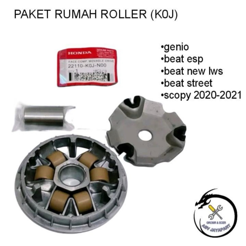 Jual rumah roller assy set Honda Genio-beat esp-beat new-lws-beat street-Scoopy 2020-2021 (K0J ...