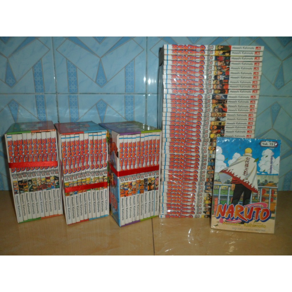 Jual Komik Naruto Boxset 1-72 Tamat Mulus | Shopee Indonesia
