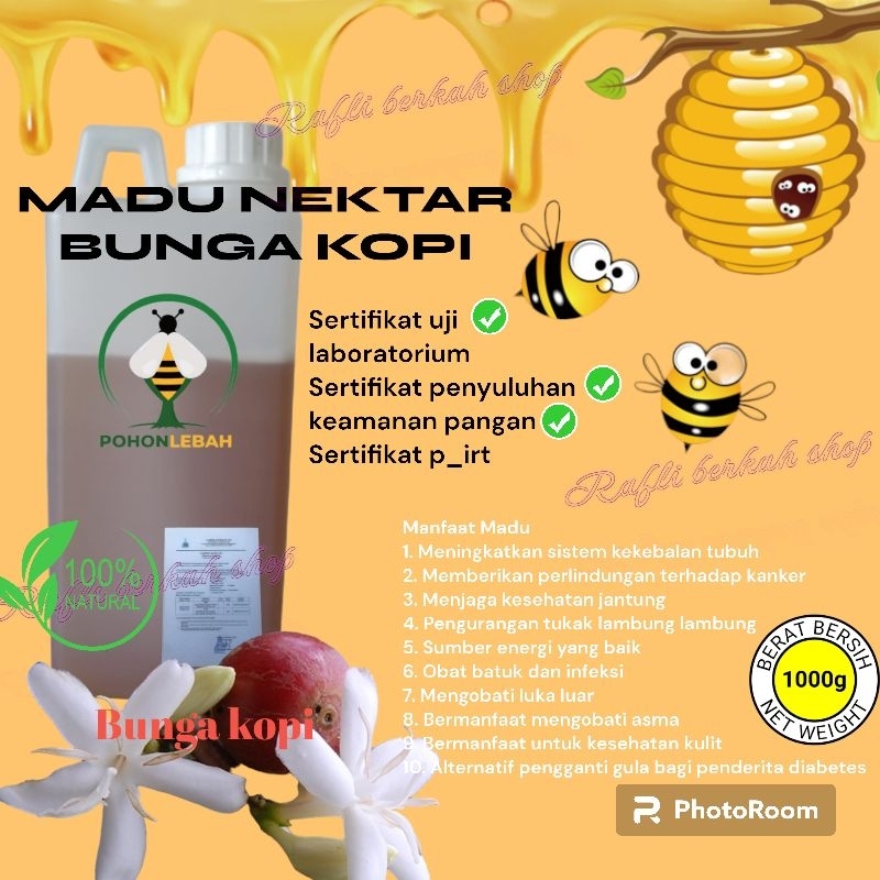 Jual coffee flower honey(madu bunga kopi) 1kg | Shopee Indonesia