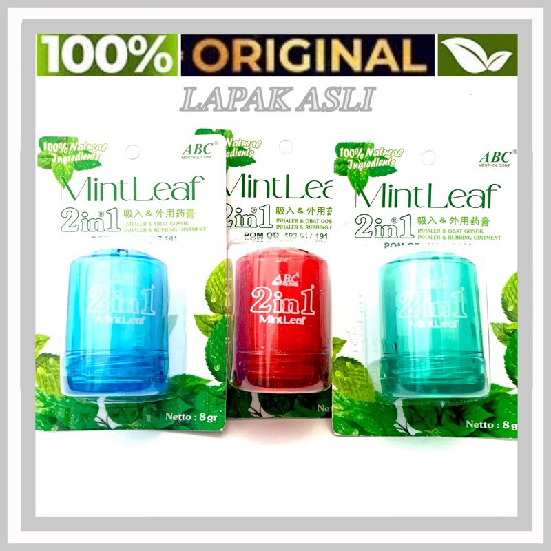 Jual ABC Menthol Cone 2 in 1 ( 8 Gram ) - Inhaler Dan Obat Gosok ...