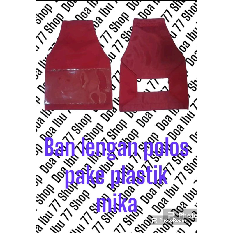 Jual ban lengan polos pake plastik mika warna merah | Shopee Indonesia