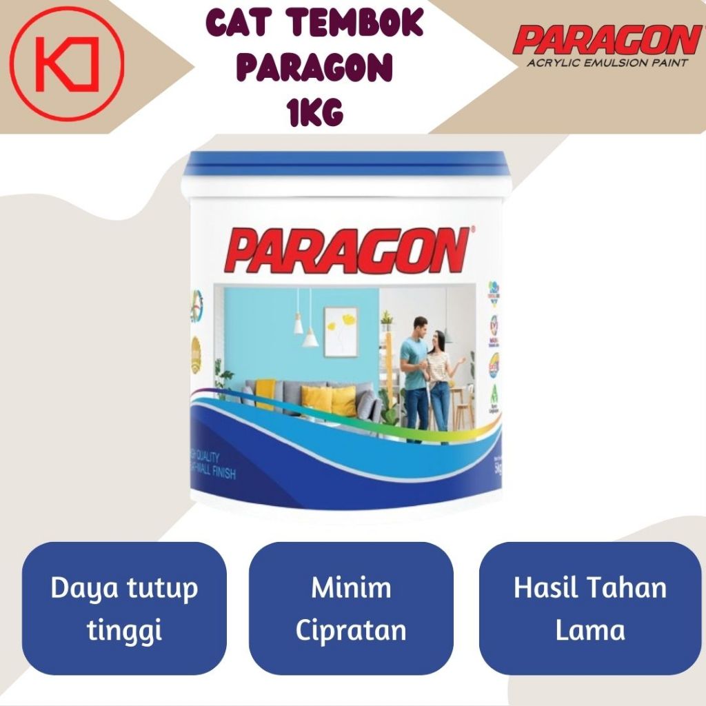 Jual CAT TEMBOK MURAH PARAGON 1KG | Shopee Indonesia