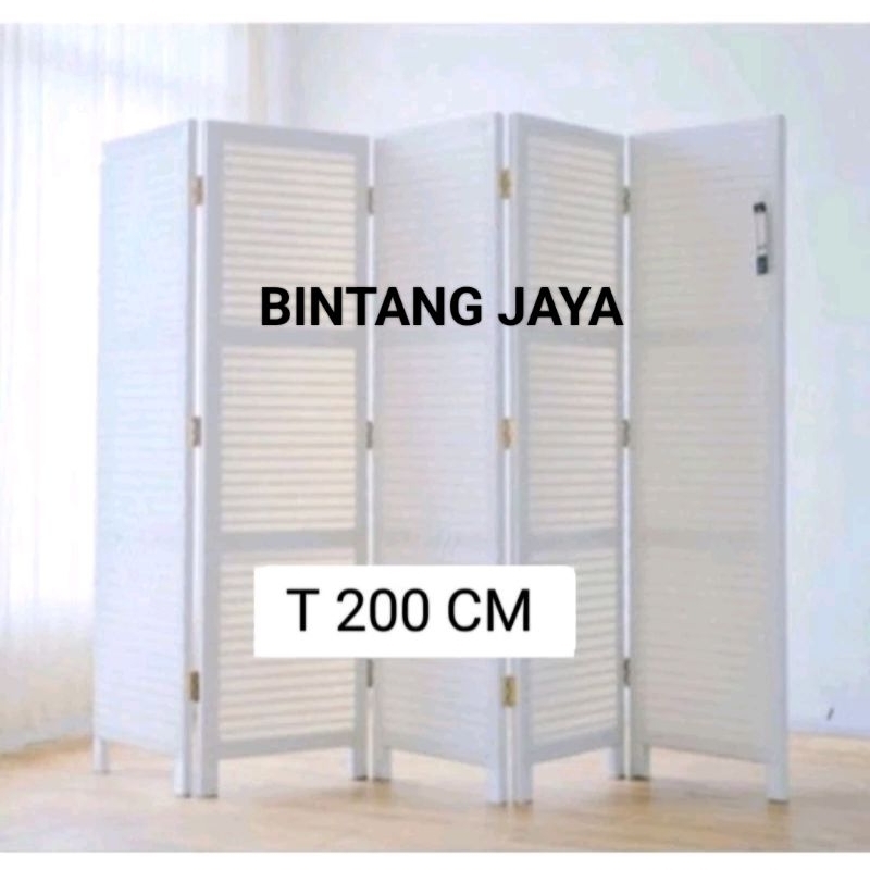 Jual ( Tinggi 200 Cm ) Sketsel Rotan Sintetis Pembatas Ruangan Partisi ...