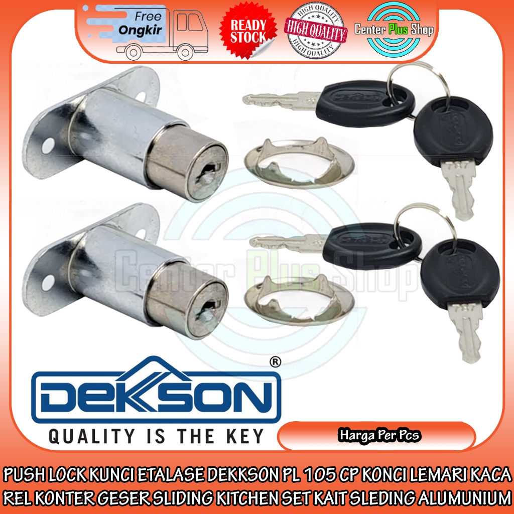 Jual Dekkson Kunci Etalase Dekson Pl Dks 105 Cp Rel Konter Geser Sleding Kait Sliding Stainless ...