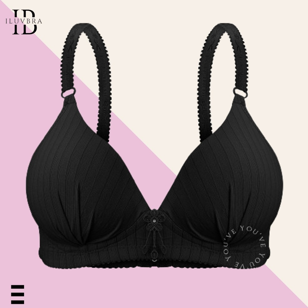 Jual •ILUVBRA•BR1541 Bra Bh Renda Wanita Push Up Seamless Sexy Full Cup ...