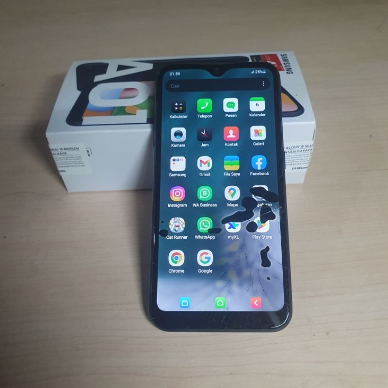 Jual Samsung A01 / A015 mesin normal tinggal ganti lcd | Shopee Indonesia