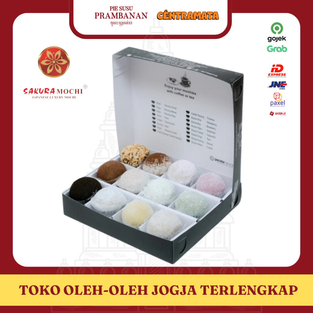 Jual Mochi Sakura Premium 12 pcs | Oleh-Oleh khas Jogja | Shopee Indonesia