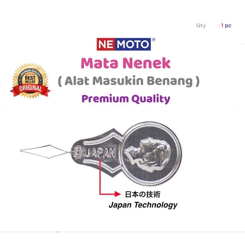 Jual Mata Nenek Needle Threader Stitch Alat Penyisipan jarum tangan ...