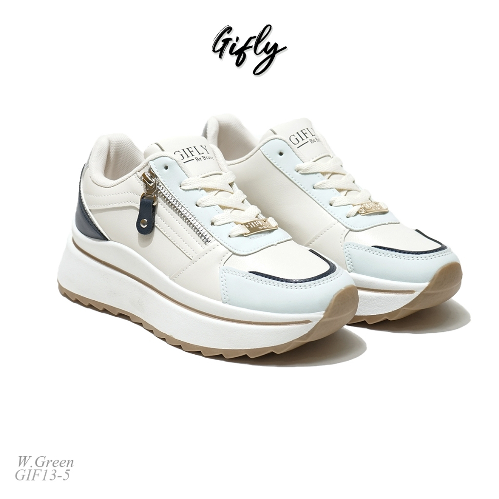 Jual GIFLY Yuna Sepatu Sneakers Wanita Sport Shoes GIF13-5 | Shopee ...