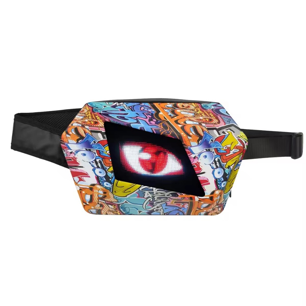 Jual Tas LED selempang tahan air dengan bloetooth control | Shopee ...
