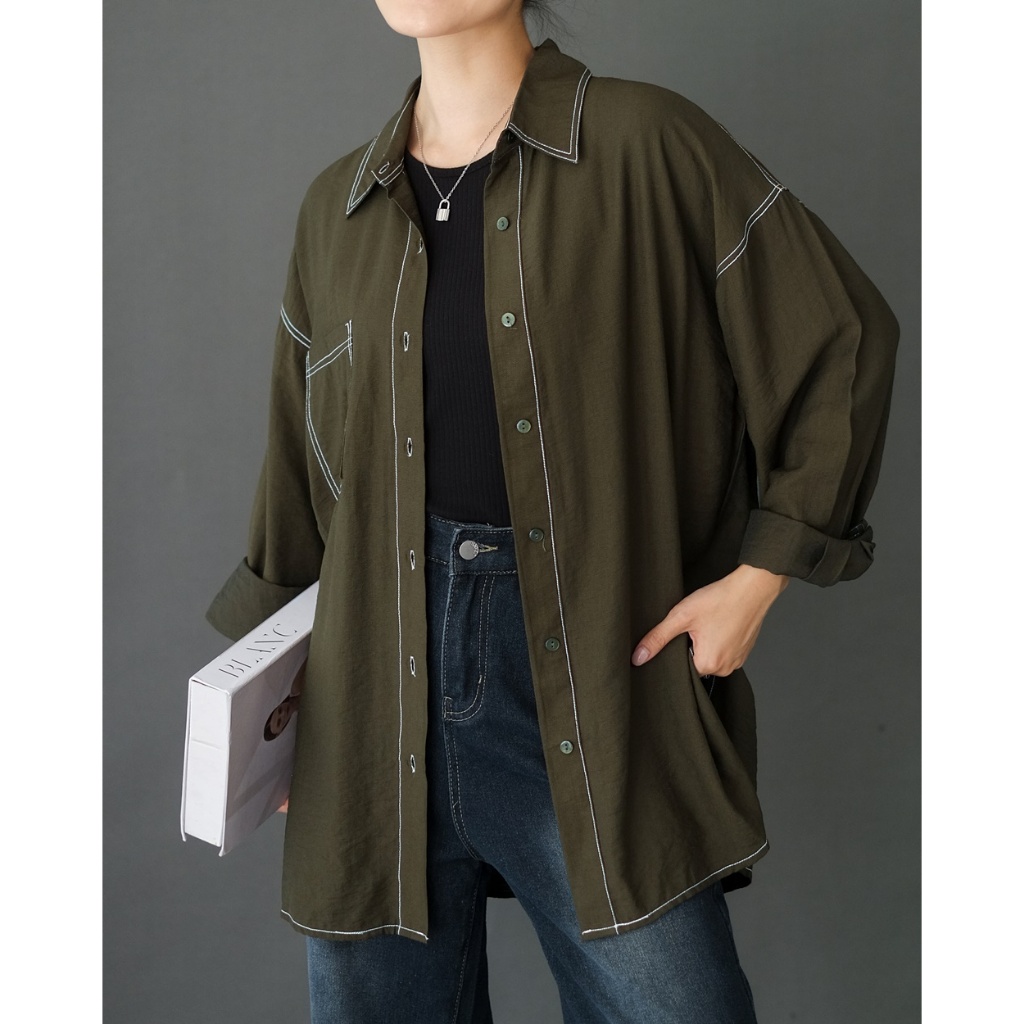 Jual Myrubylicious CALANDRA SHIRT KODE N715 | ATASAN WANITA | KEMEJA ...