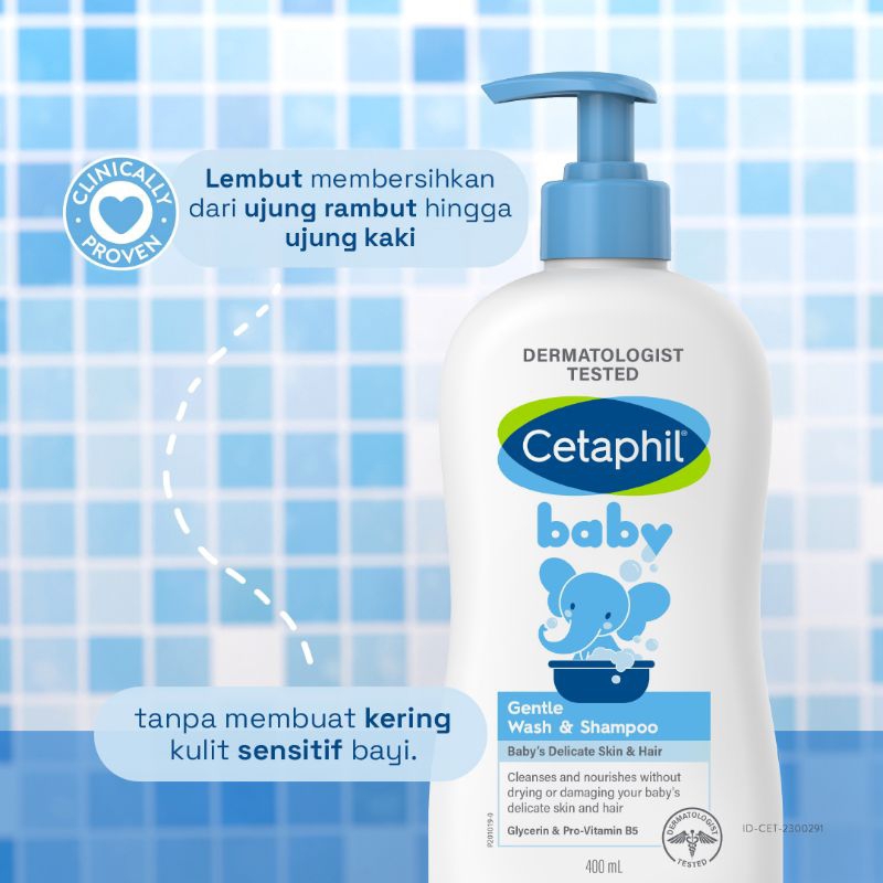 Jual Cetaphil Baby Gentle Wash & Shampoo 400 ml / Sabun Mandi / Baby ...