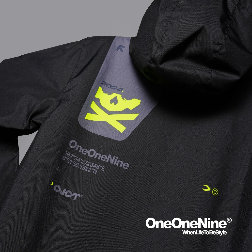 Jual Oneonenine Ksr Jaket Big Pocket Ratory Black - Jaket Motor Sport ...