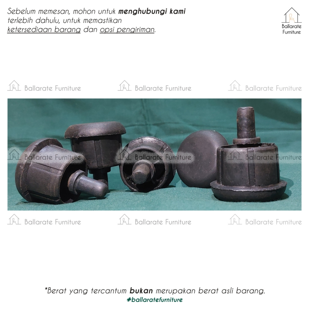 Jual Stopper Kursi Kantor Tancap Pengganti Roda Kaki Stabil Nylon ...
