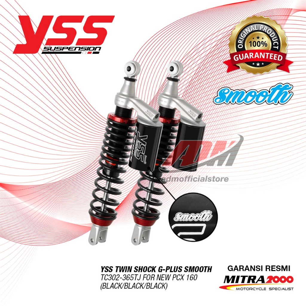 Jual YSS Twin Shock G-Plus Smooth PCX 160 (TC302-365T) | Shopee Indonesia