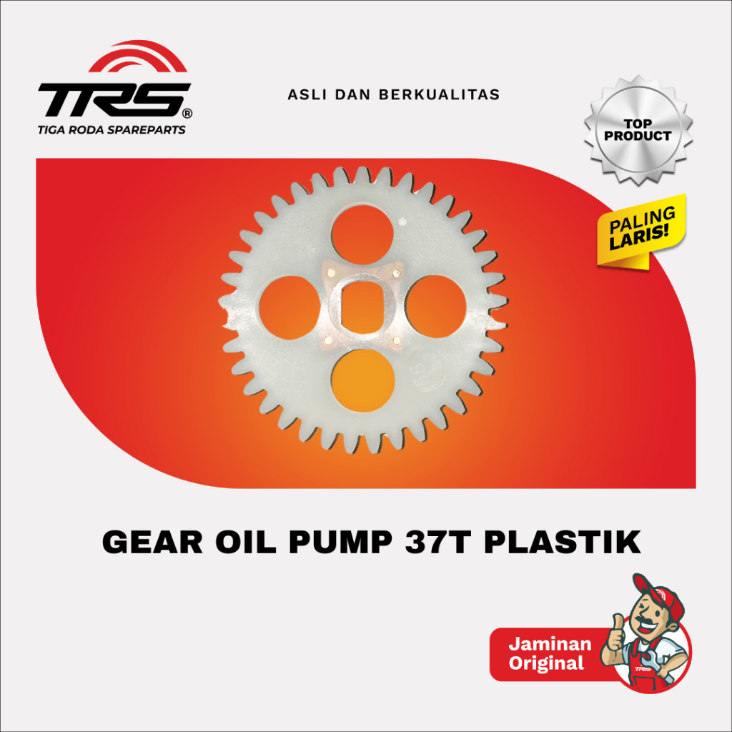 Jual TRS Gigi Pompa Oli Gear Oil Pump 37t Motor Roda Tiga Viar Karya 150cc 200cc 300cc Tossa Pnp ...
