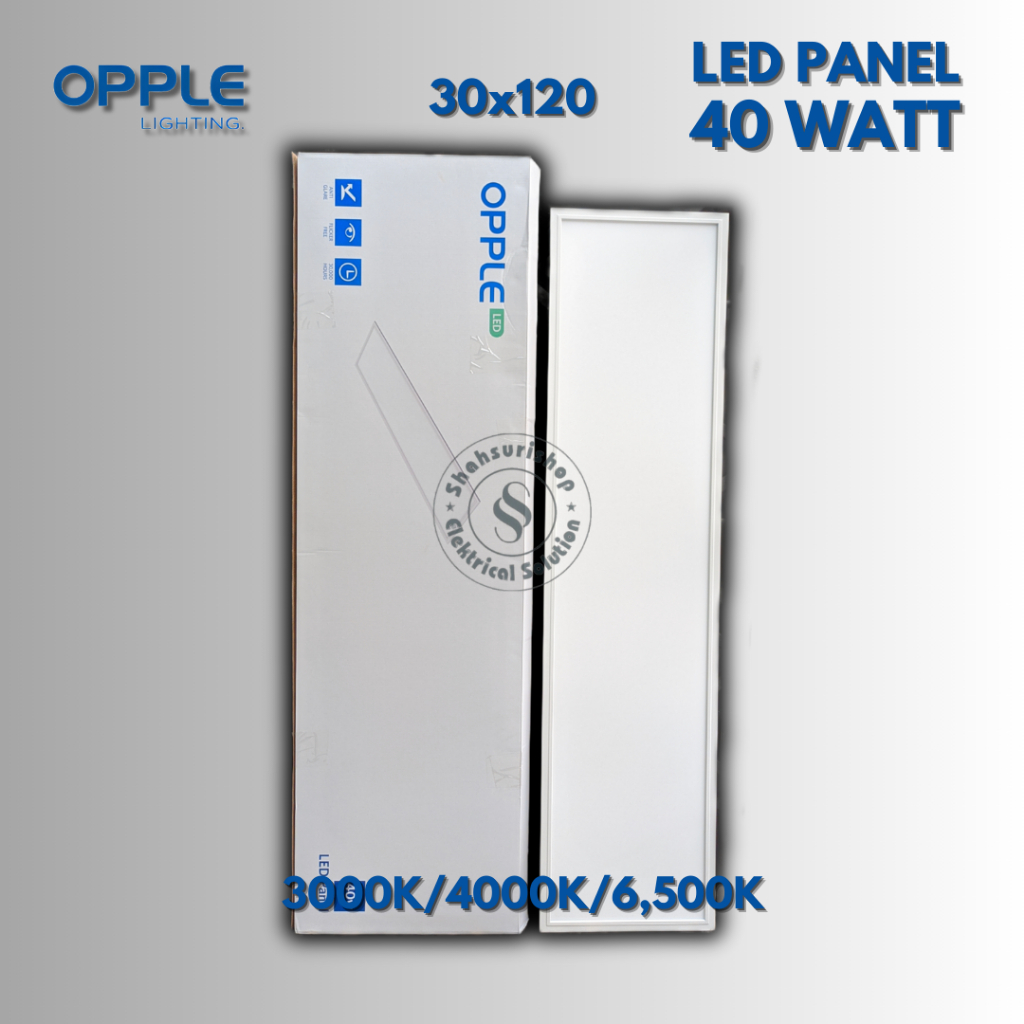 Jual OPPLE LED PANEL 40W 120X30CM 220-240V RC SL ECOMAX POWER IV | Shopee Indonesia