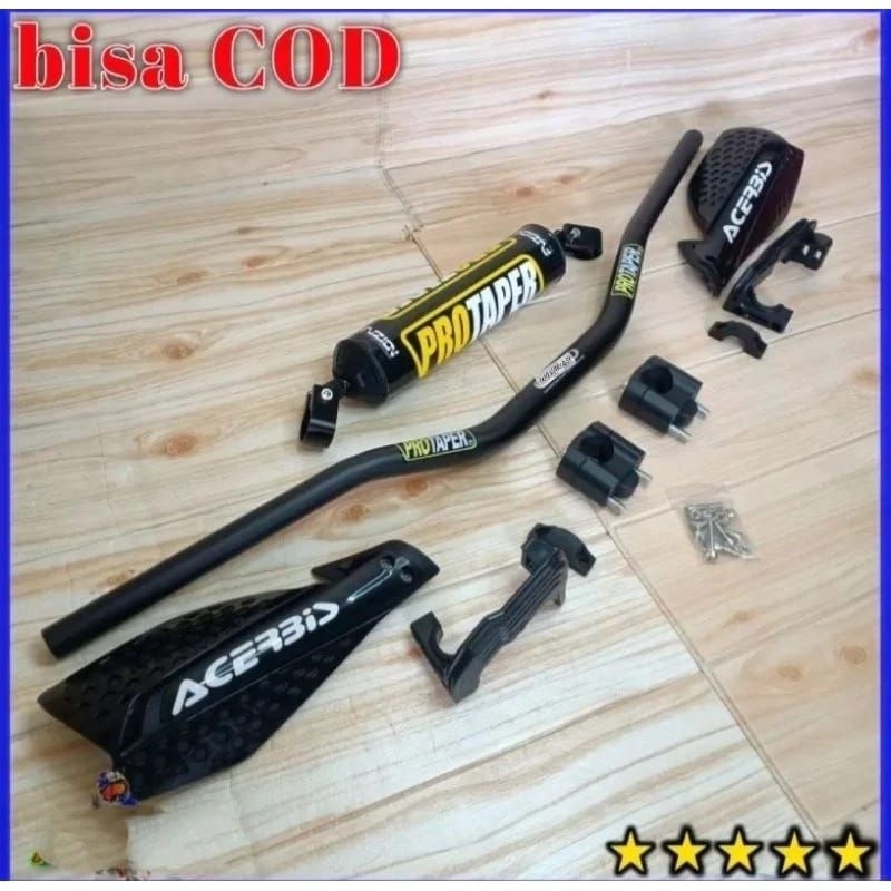 Jual Stang fatbar protaper evo low + Handguard Acerbis + busa palang ...