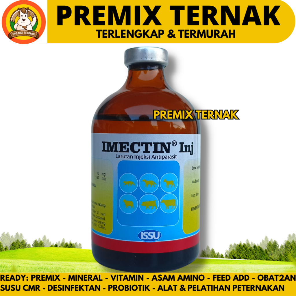 Jual IMECTIN INJ 100ML ISSU - Obat Ektoparasit dan Endoparasi Lebih ...