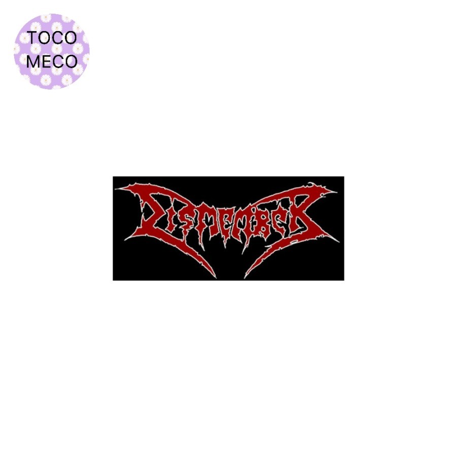 Jual sticker band DISMEMBER logo stiker death metal | Shopee Indonesia