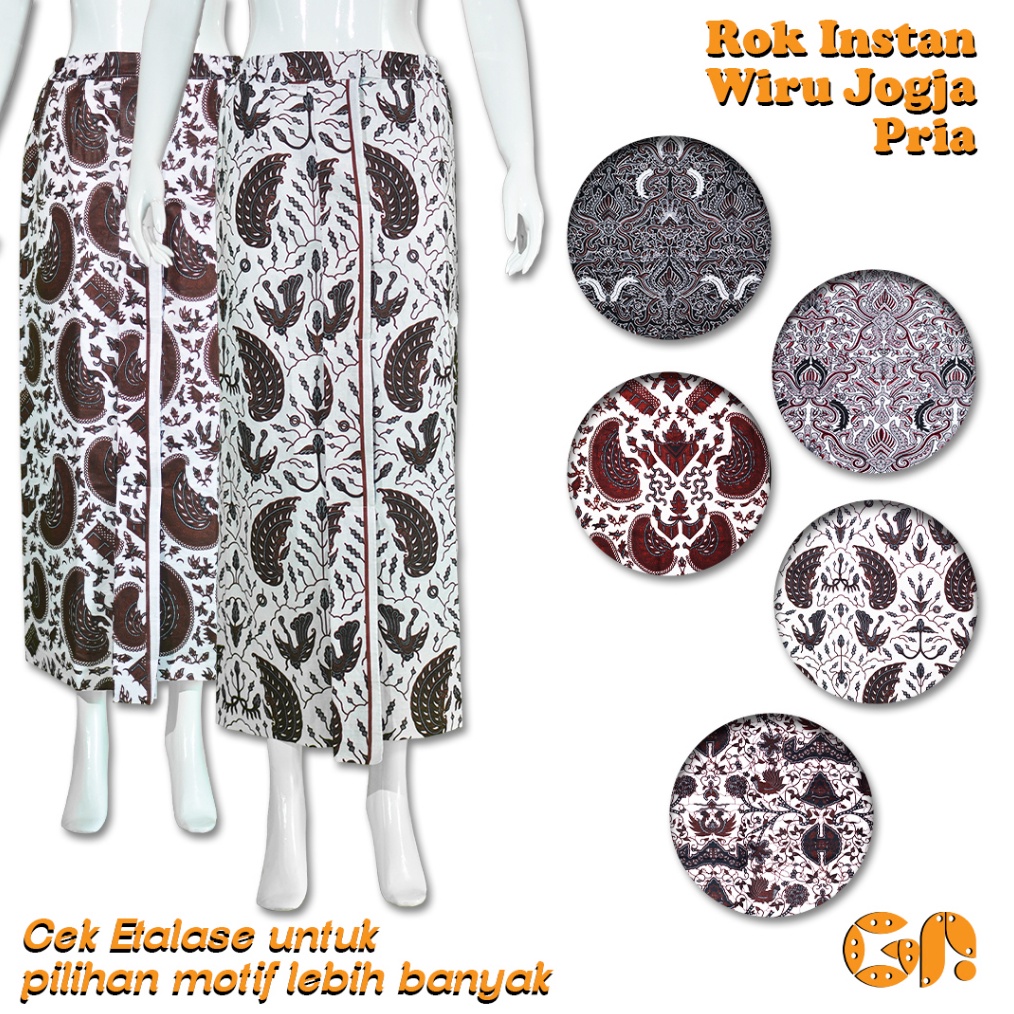 Jual ART X28H Rok Jarik Wiru Jogja Pria Dewasa Rok Instan Pakaian Adat ...