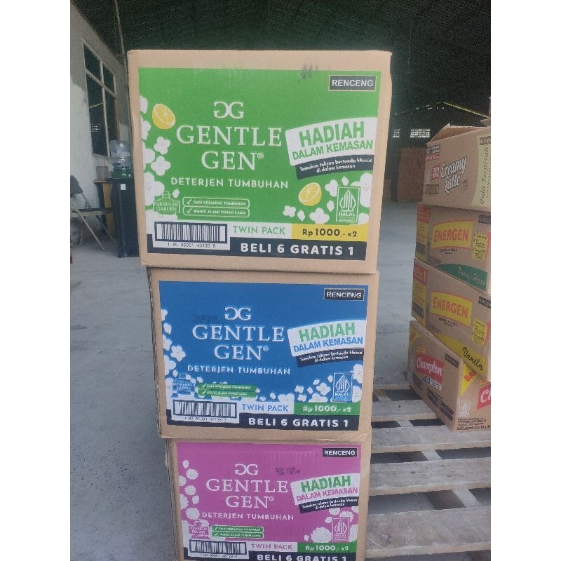 Jual PROMO Gentle gen Kartonan FREE PIRING | Deterjen Gentle Gen 1 Dus ...