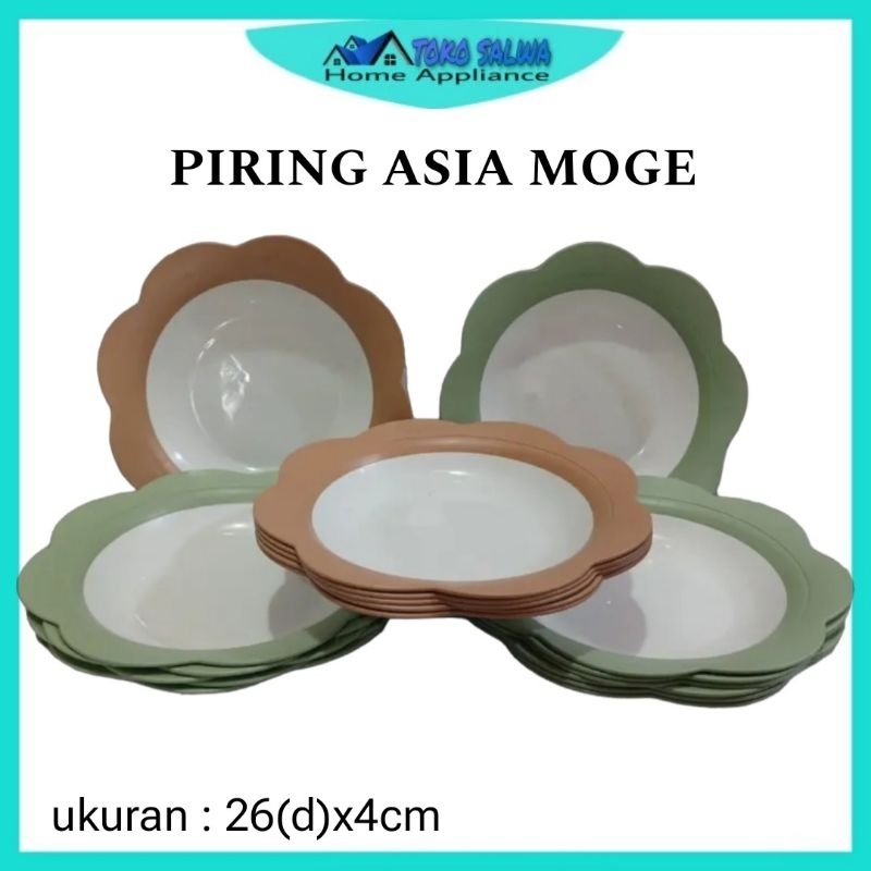 Jual Piring Makan Plastik Bunga Pacific Asia Moge/Piring Plastik Jumbo ...