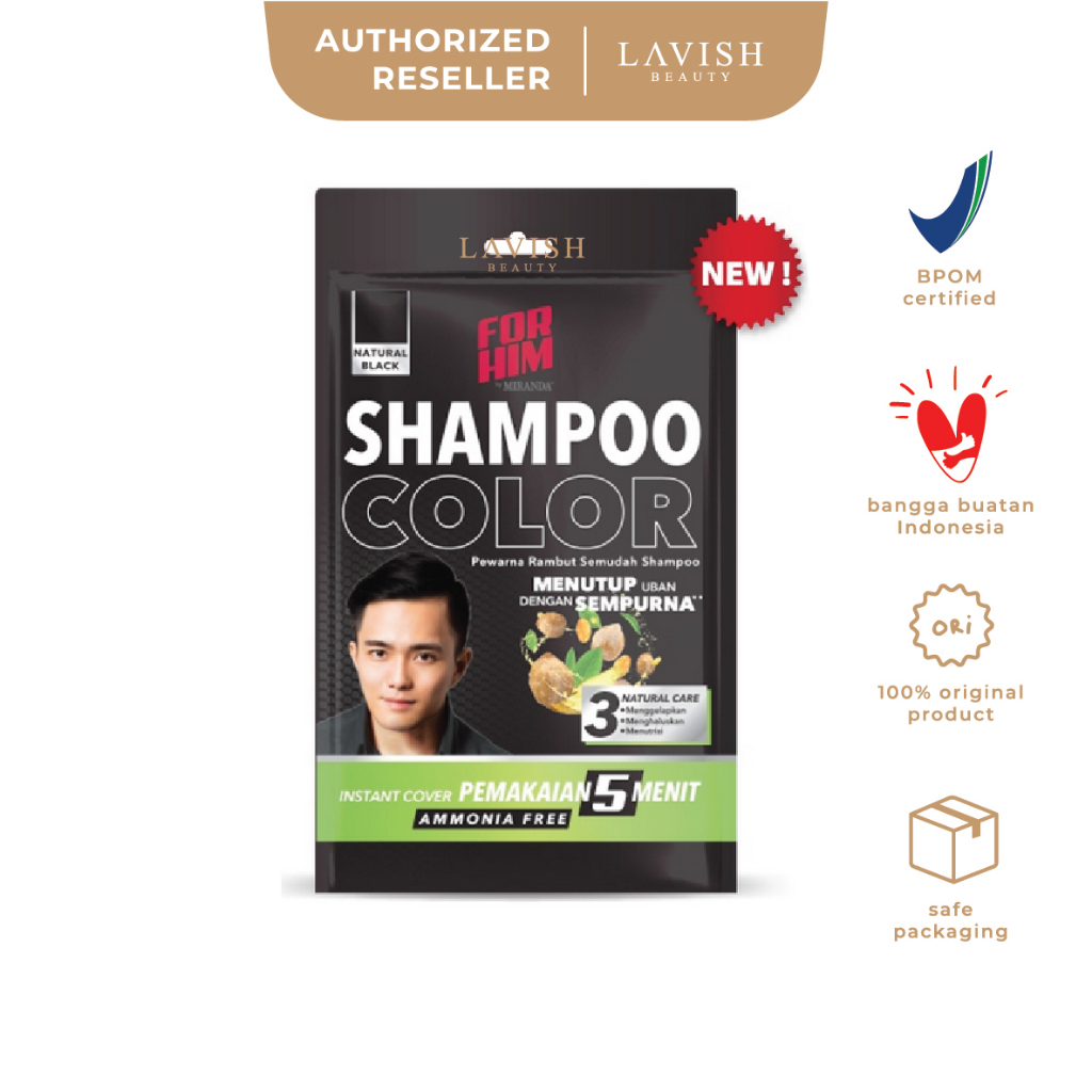 Jual MIRANDA For Him Shampoo Color (20ml) | Shopee Indonesia