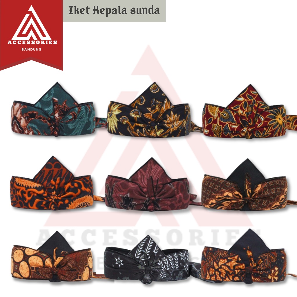 Jual Iket kepala sunda anak & dewasa blangkon model bolong udeng batik ...
