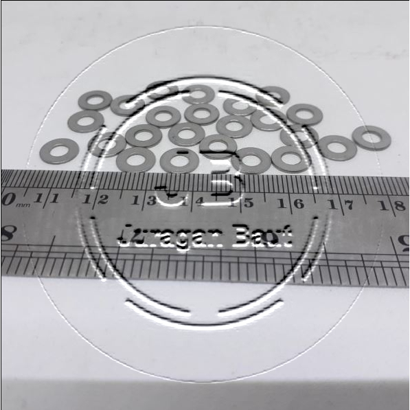 Jual RING PLAT M4 STAINLESS STEEL SS RING PLATE M4 STAINLESS STEEL ...